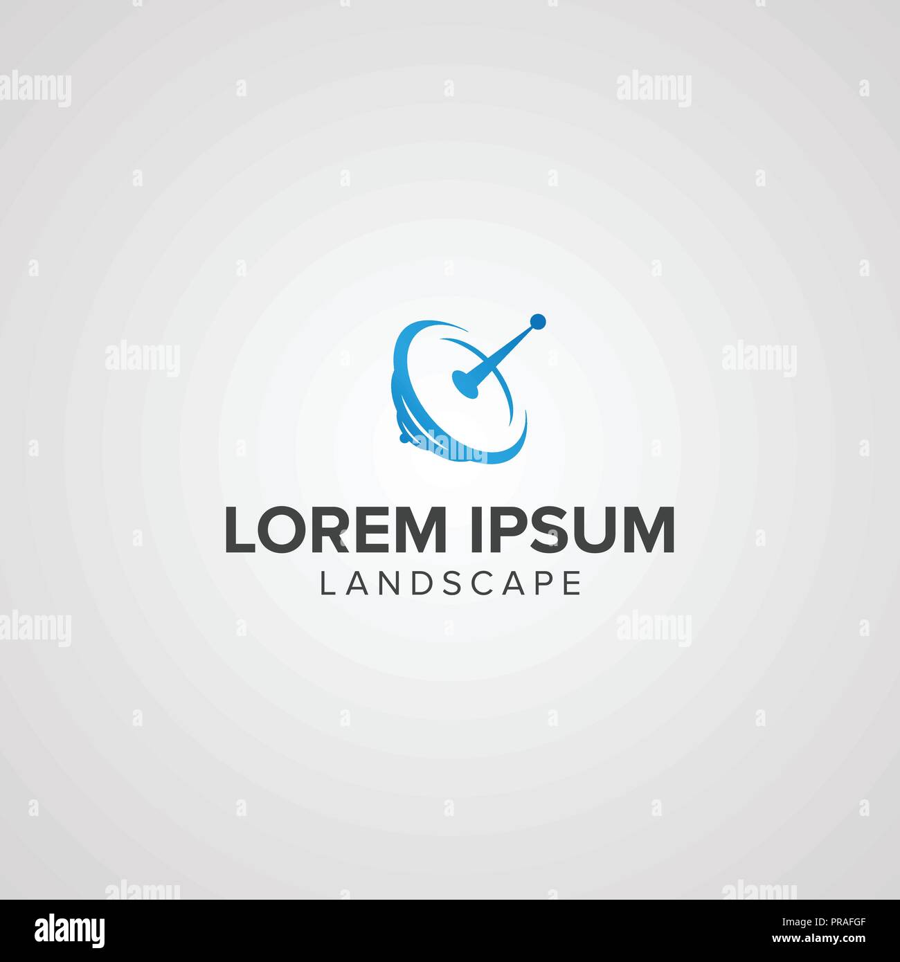 Creative satellite communication logo concept design, simple and ...