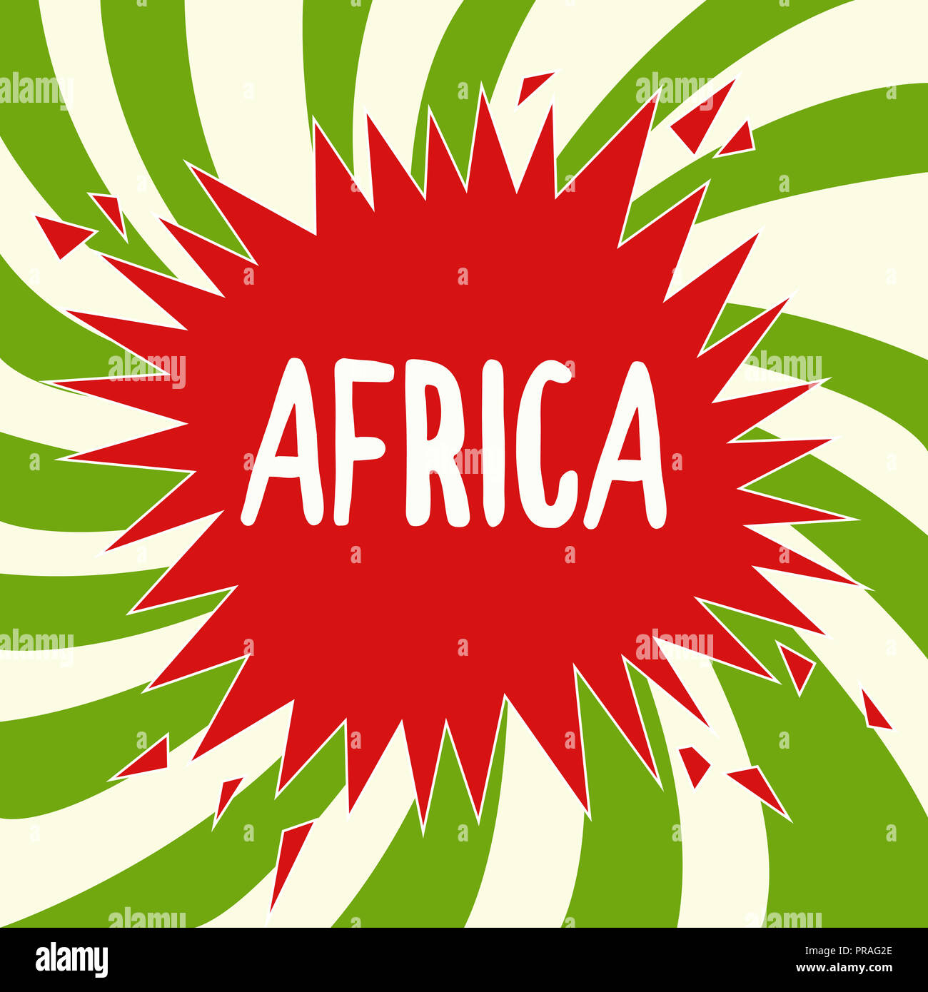 Handwriting text writing Africa. Concept meaning worlds second largest ...