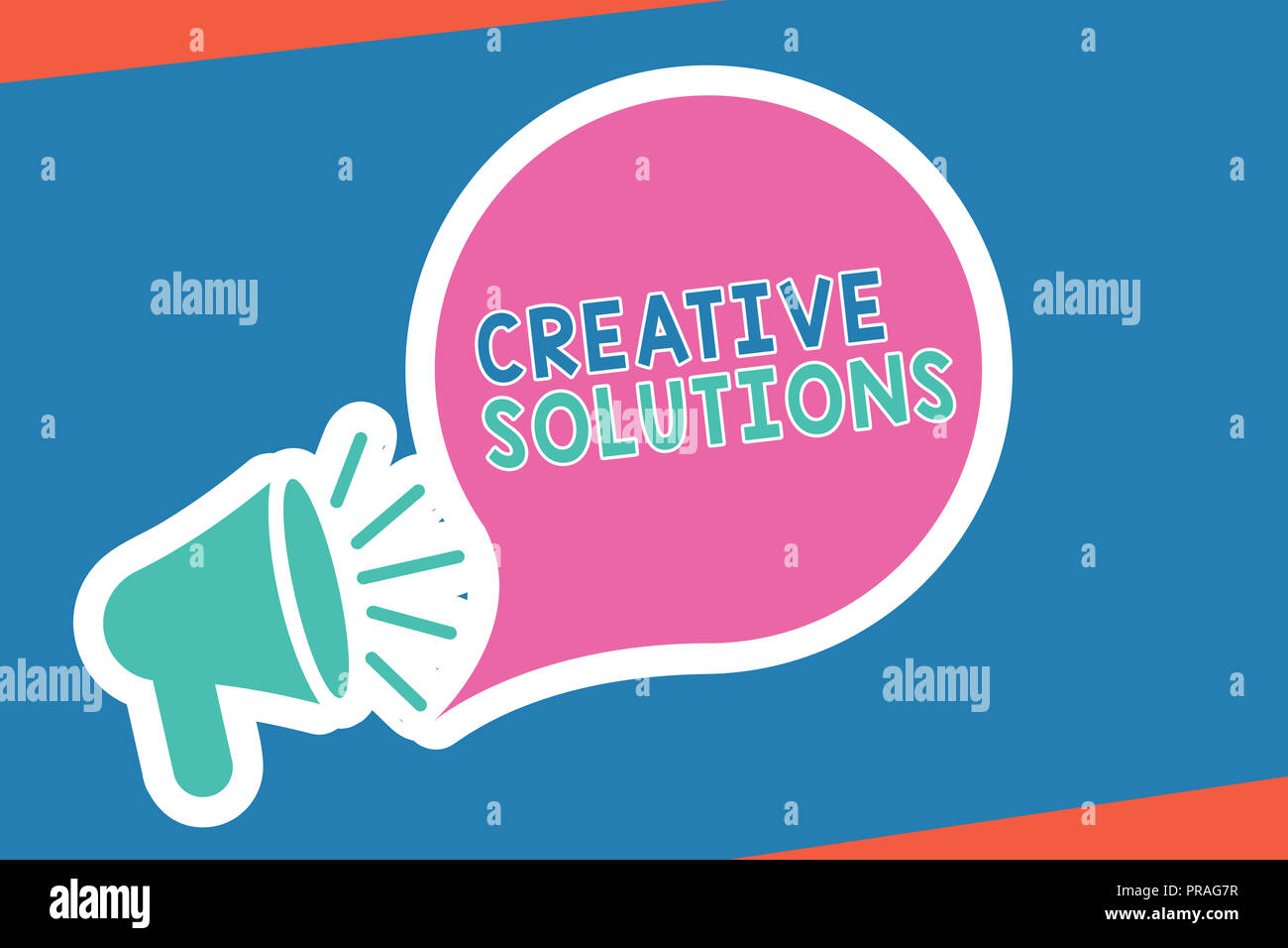 Handwriting text writing Creative Solutions. Concept meaning Original ...