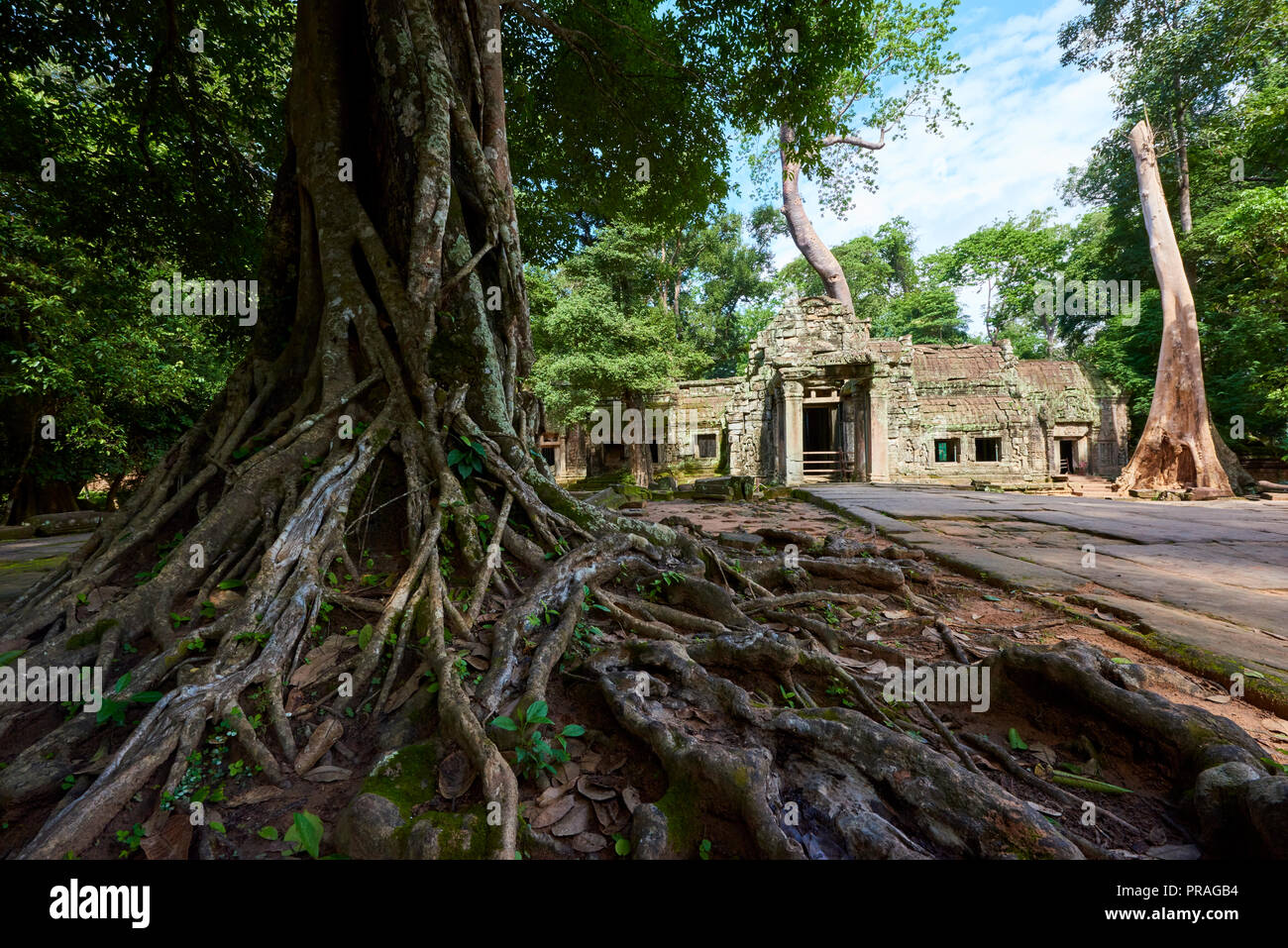 Banteay Kdei ruins in Angkor Wat. The Angkor Wat complex, Built during ...
