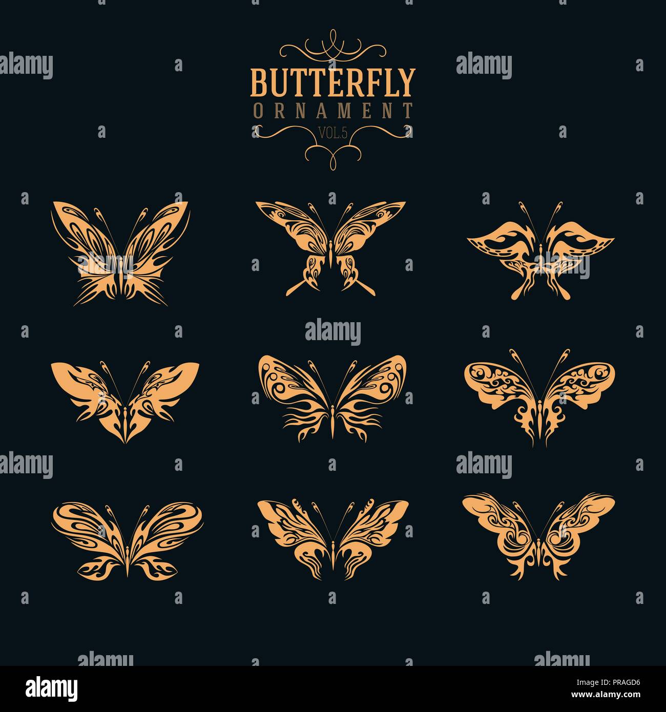 Tribal design butterfly icon Stock Vector Images - Alamy