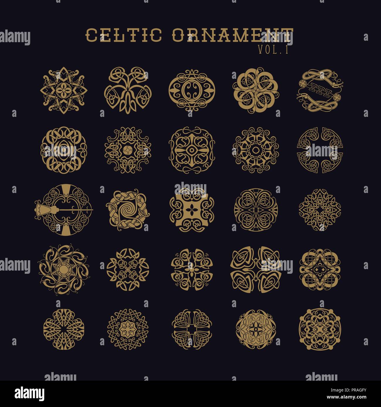 Celtic Ornament Collection set Stock Vector Image & Art - Alamy