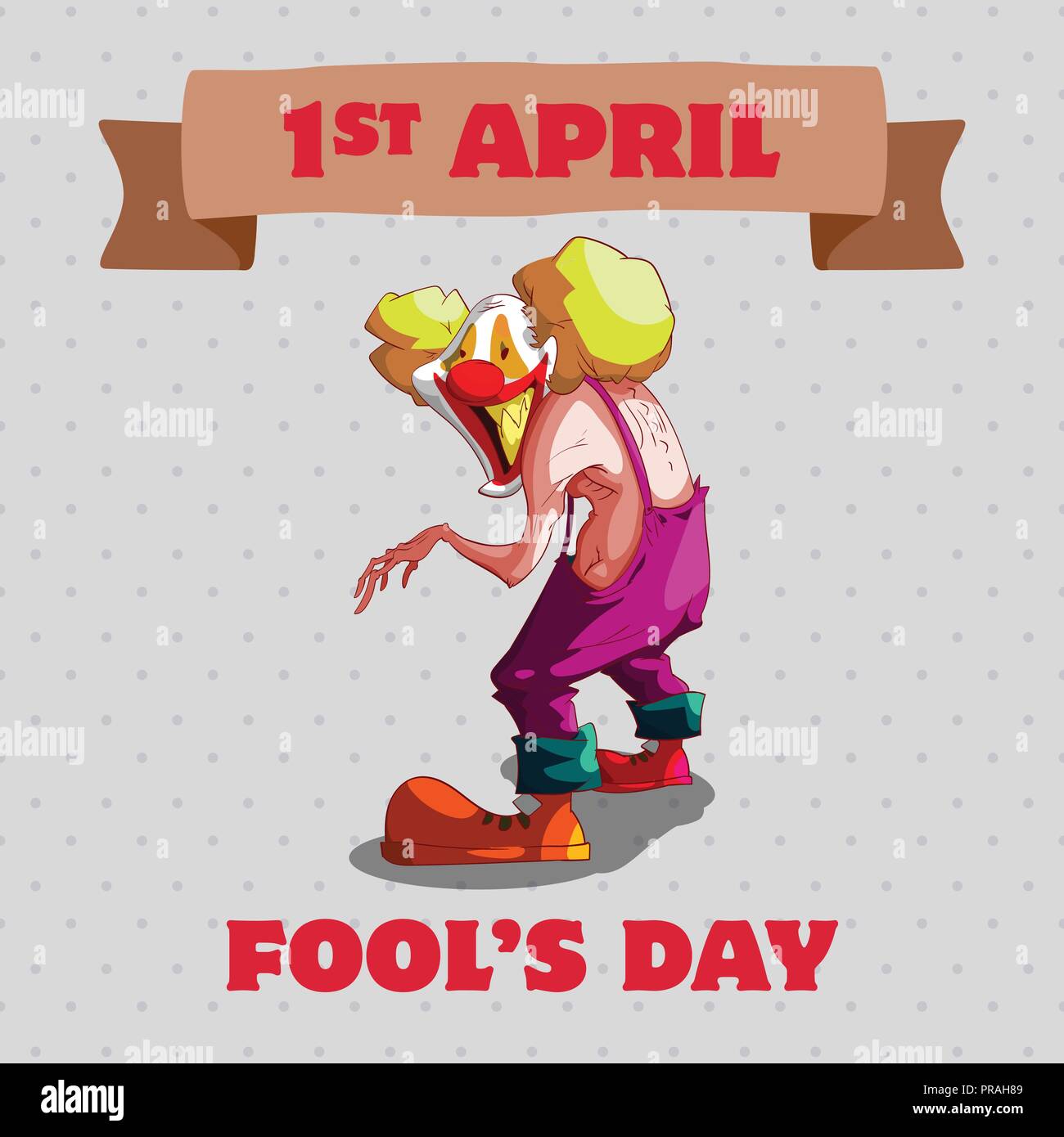 April Fool's Day concept. Vector Illustration Stock Vector Image & Art ...