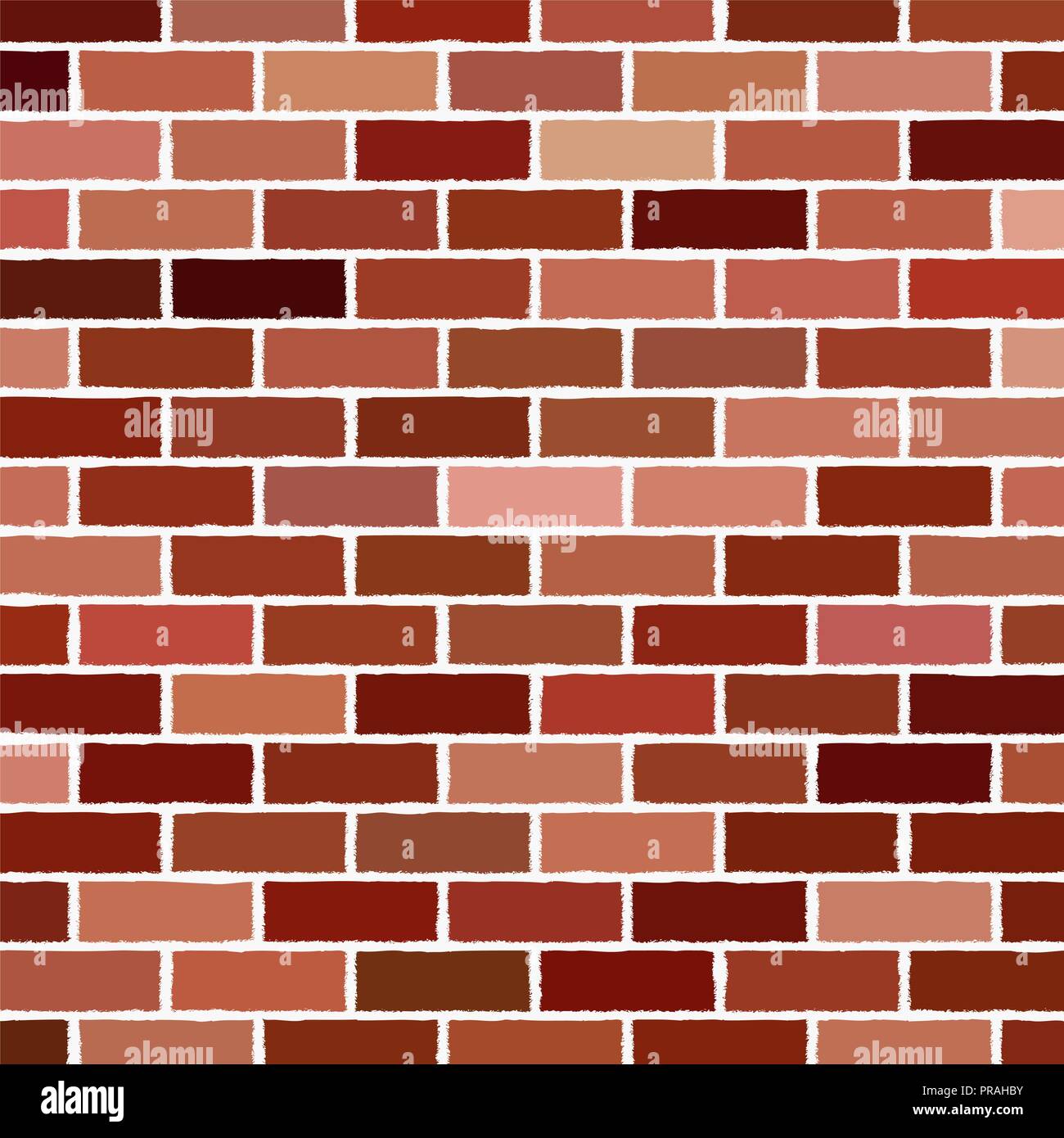 brick wall Vector illustration background - texture pattern for ...