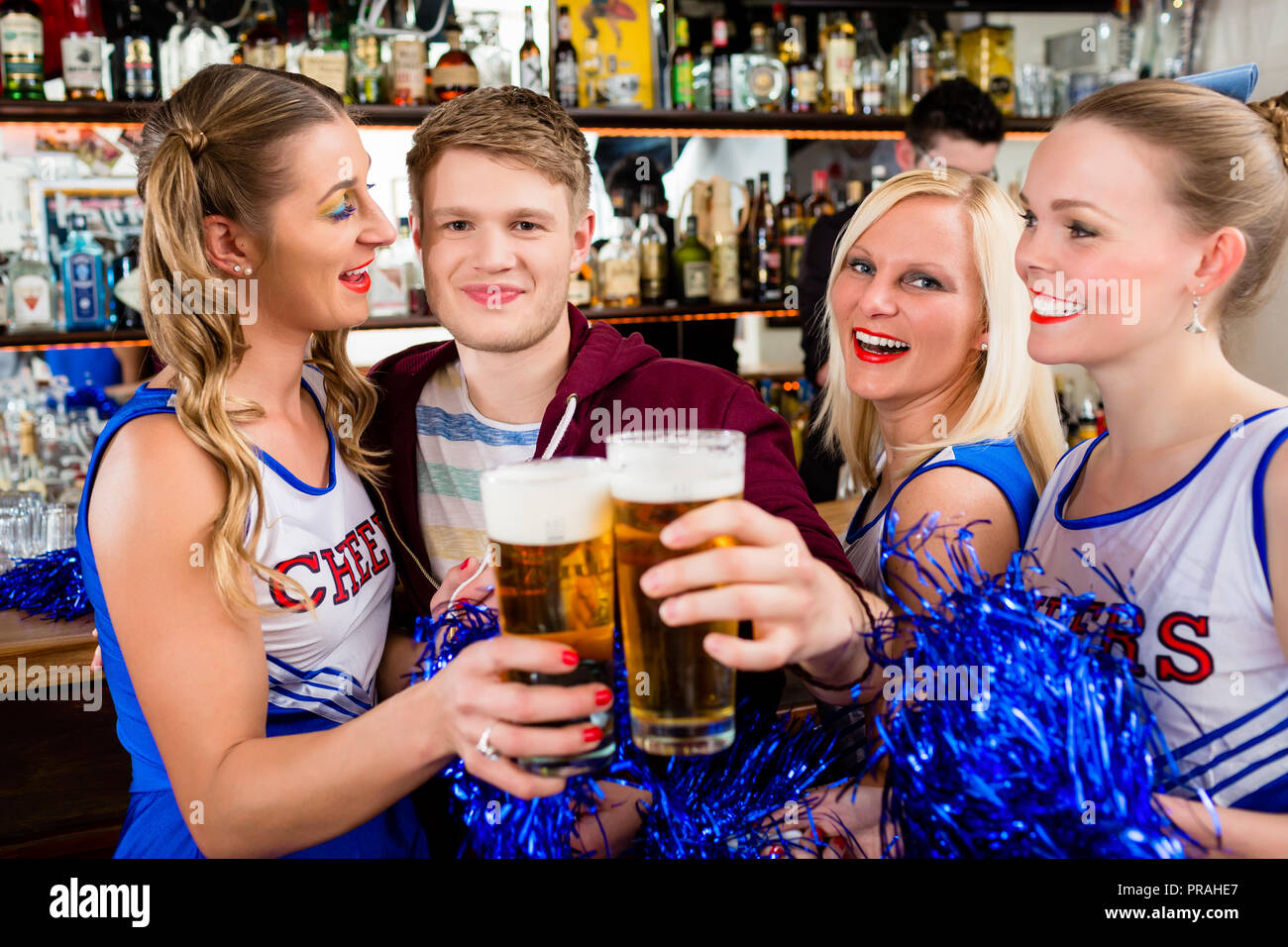 Cheerleader man hi-res stock photography and images - Alamy