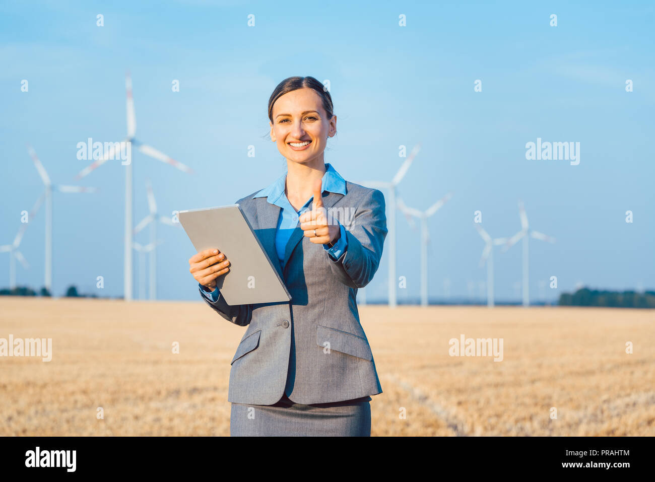 Investor in wind turbines hi-res stock photography and images - Alamy