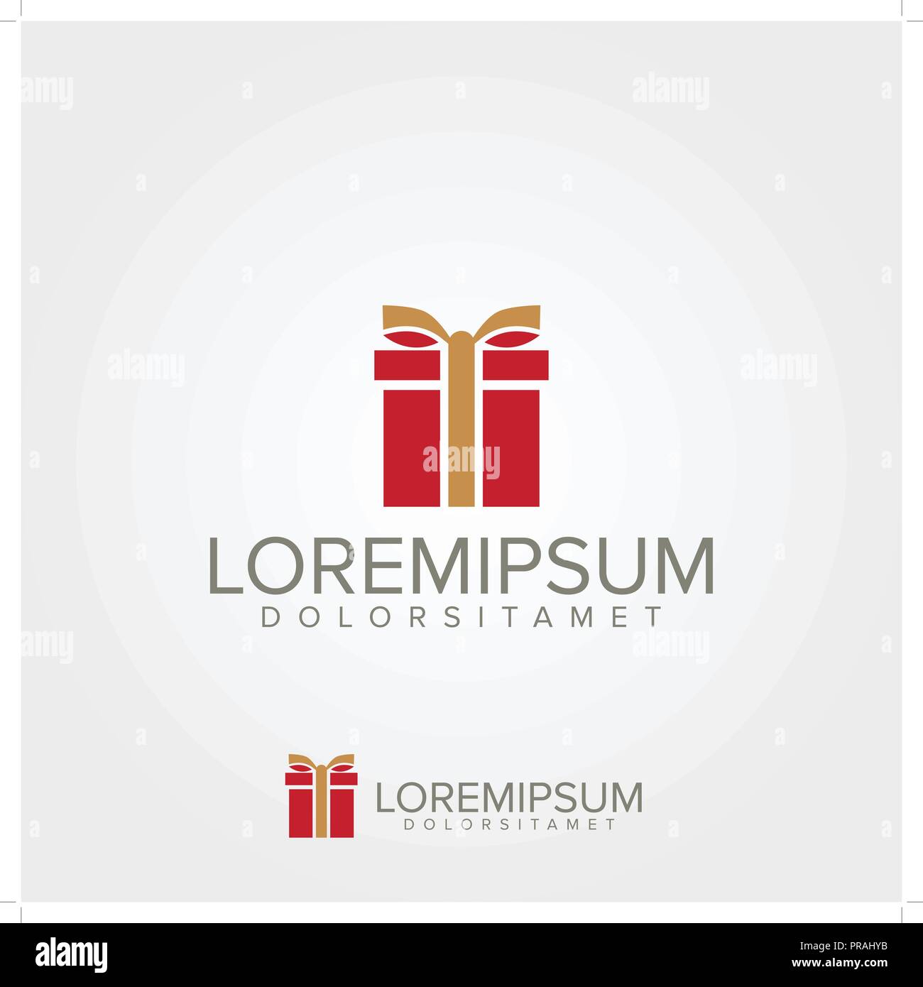Gift Logo Design Template Stock Vector Image & Art - Alamy