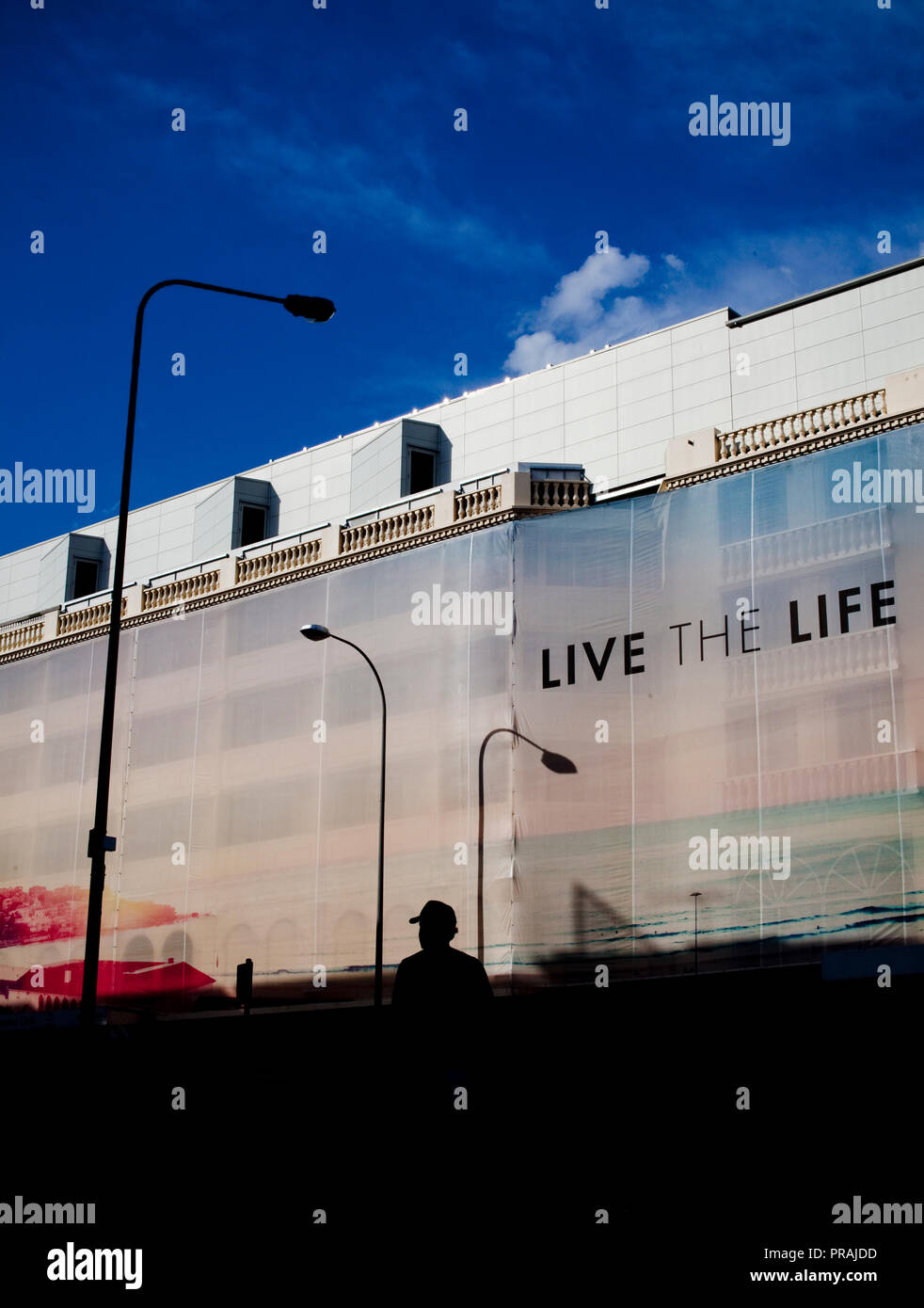 Live the Life concept message Stock Photo - Alamy