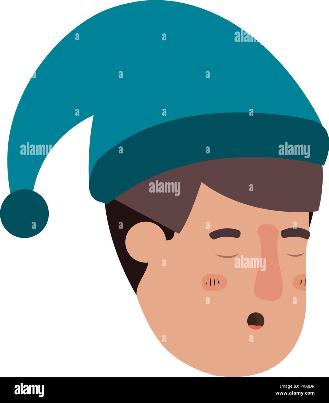 Sleeping Man Artwork Stock Vector Images - Alamy