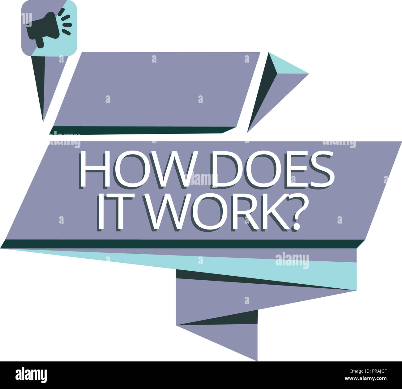 Writing note showing How Does It Work question. Business photo ...