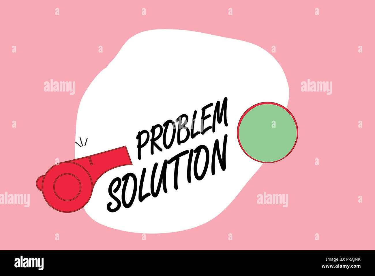 Word Writing Text Problem Solution Business Concept For Solving Consists Of Using Generic