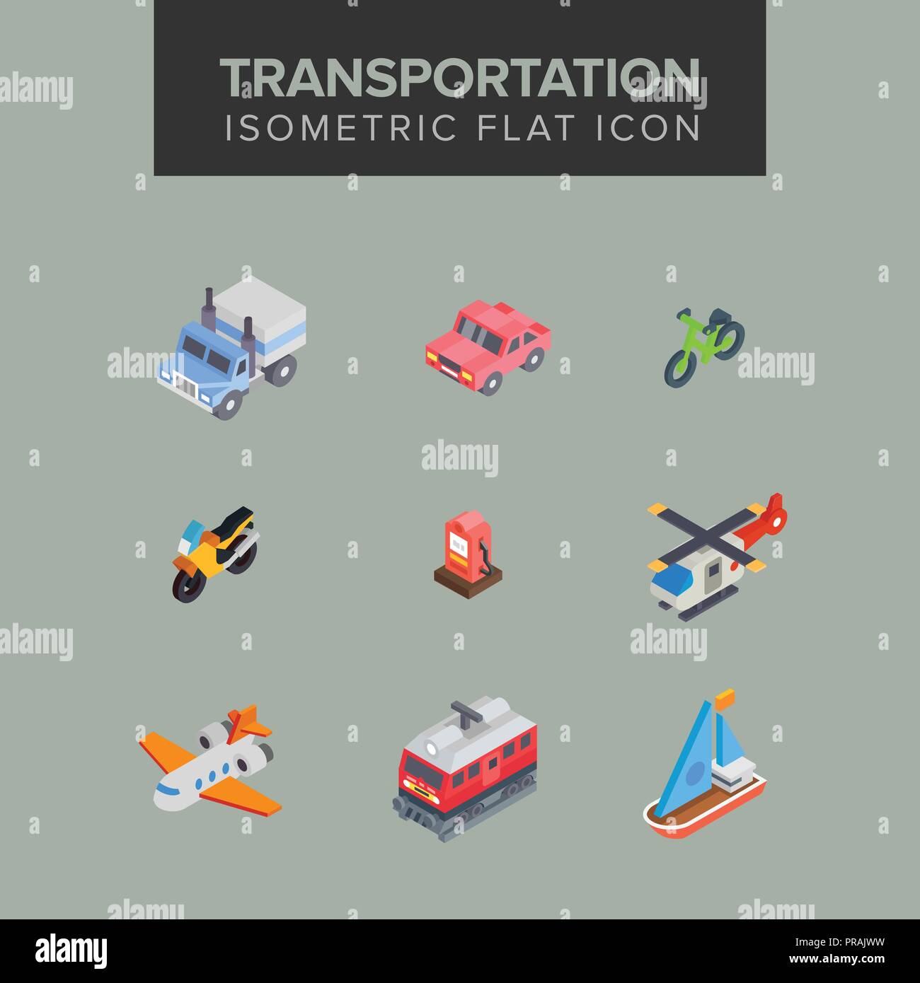 transportation isometric icon Stock Vector Image & Art - Alamy
