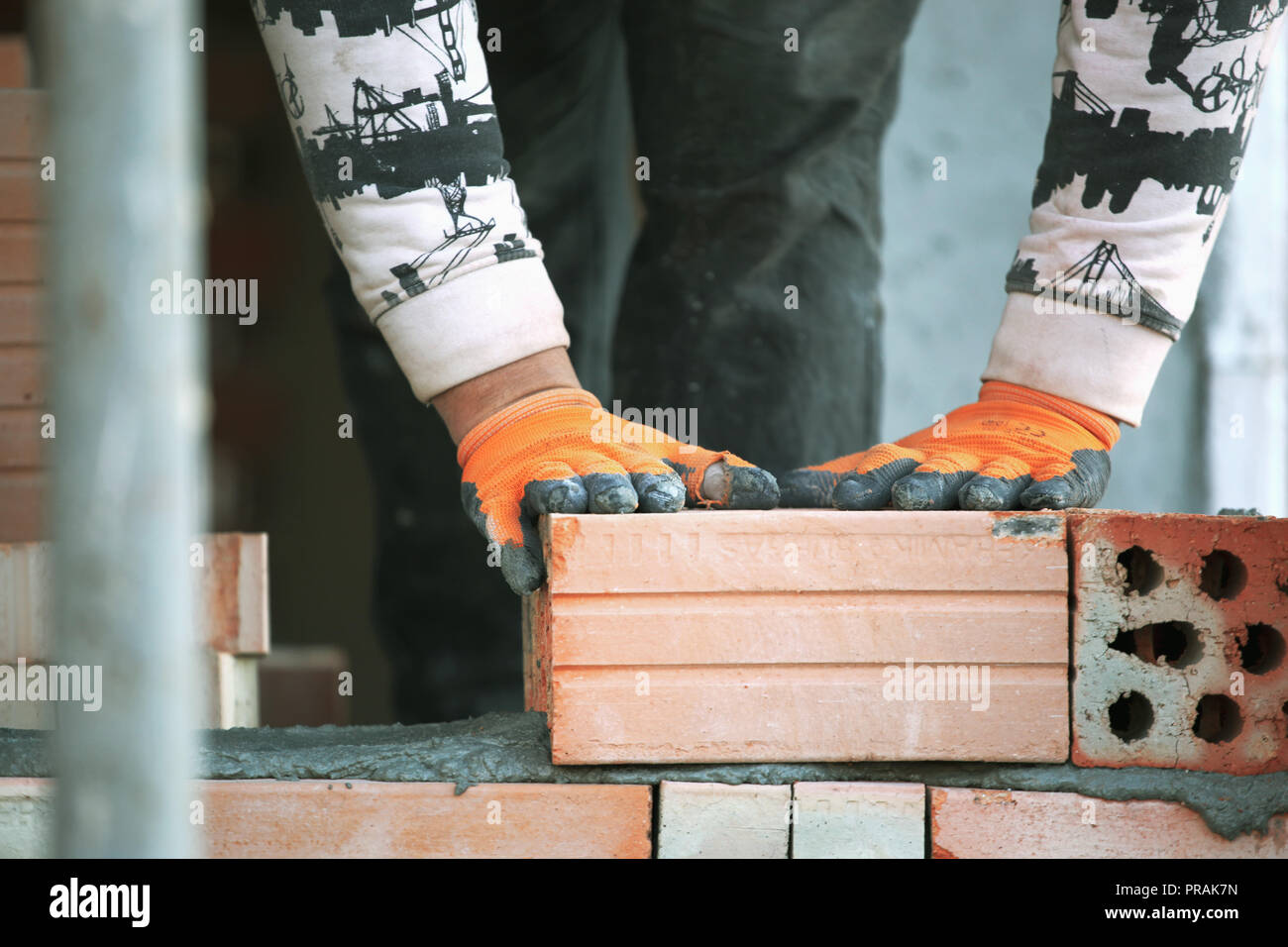 Installing bricks hi-res stock photography and images - Alamy