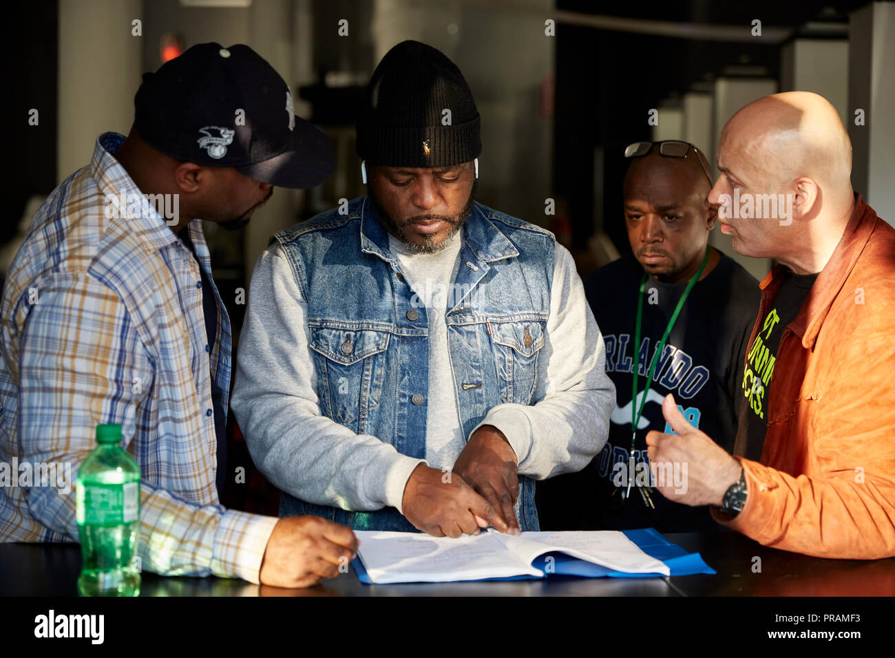 Alvin Nolan, P.K.A. DJ GQ, (l) Producer, director, Michael Steven-Paul ...