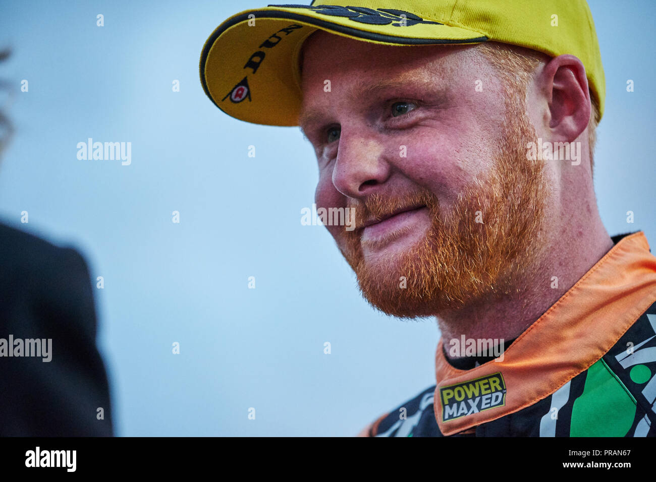Longfield, Kent, UK, 30th September 2018. BTCC racing driver Josh Cook ...