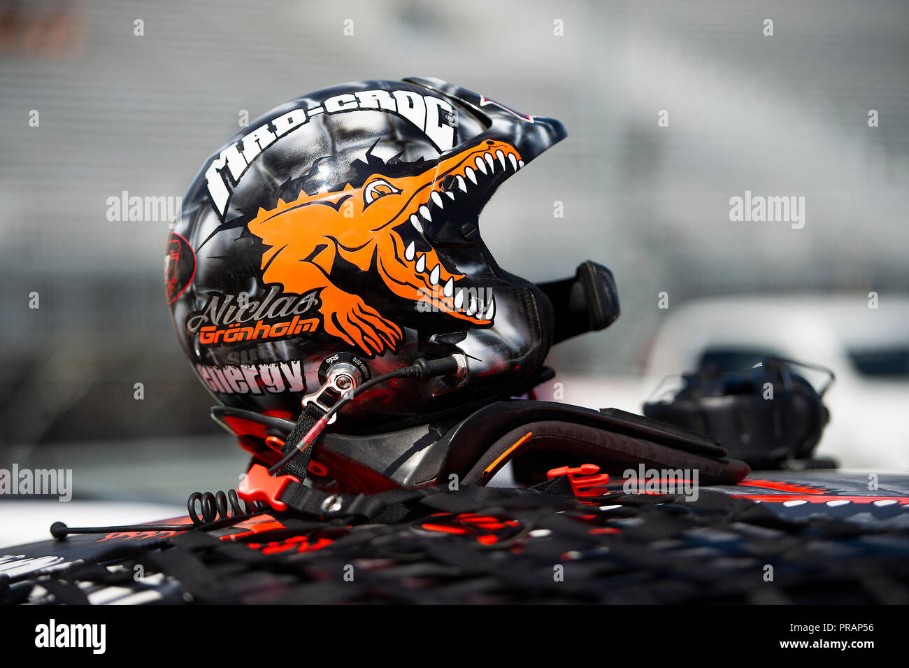 September 30, 2018: Niclas GrÃƒÂ¶nholm #68 with GRX Taneco team, helmet ...