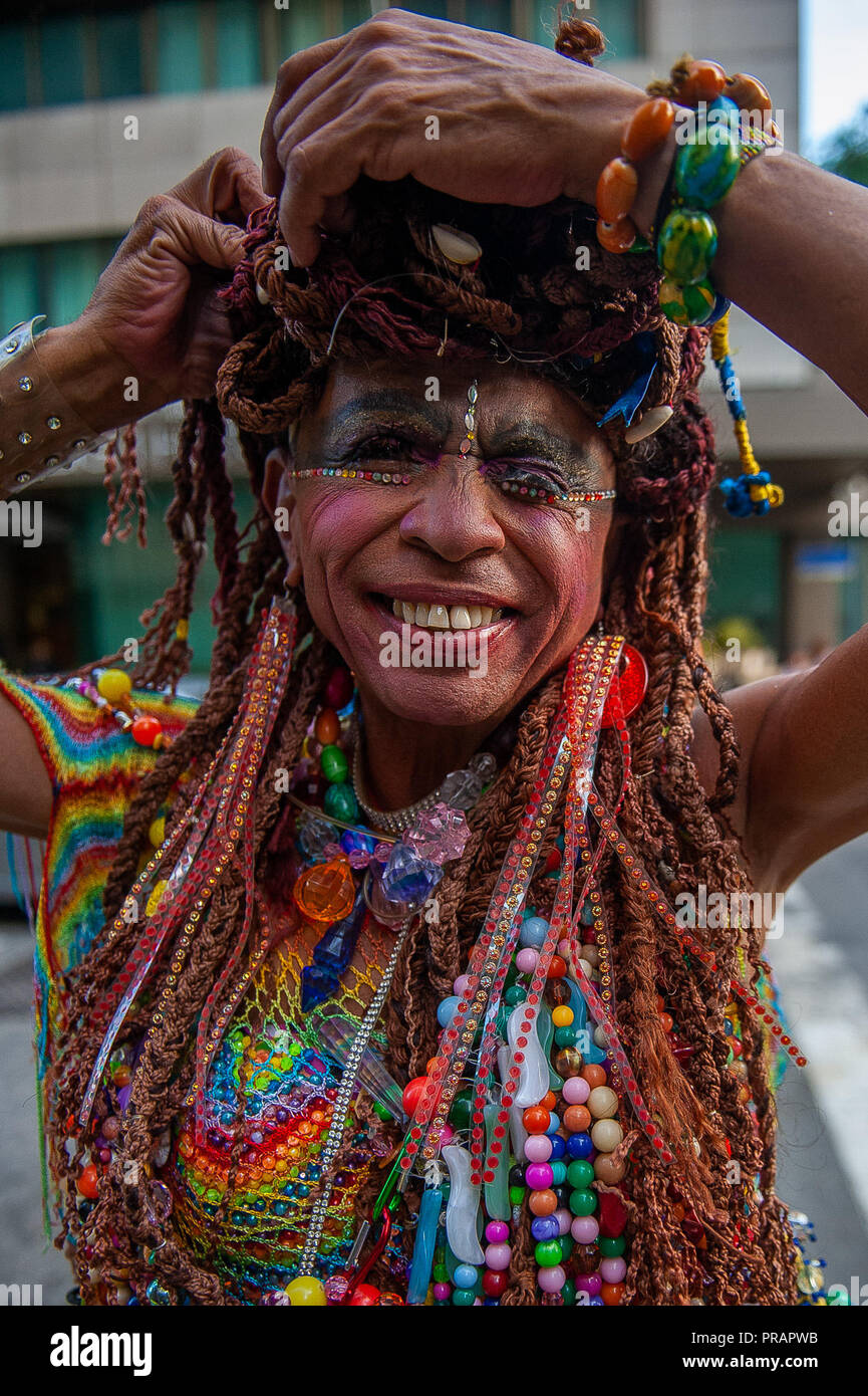 Rio de Janeiro, Brazil. 30th Sept, 2018. - 23 LGBT Pride Parade - The ...