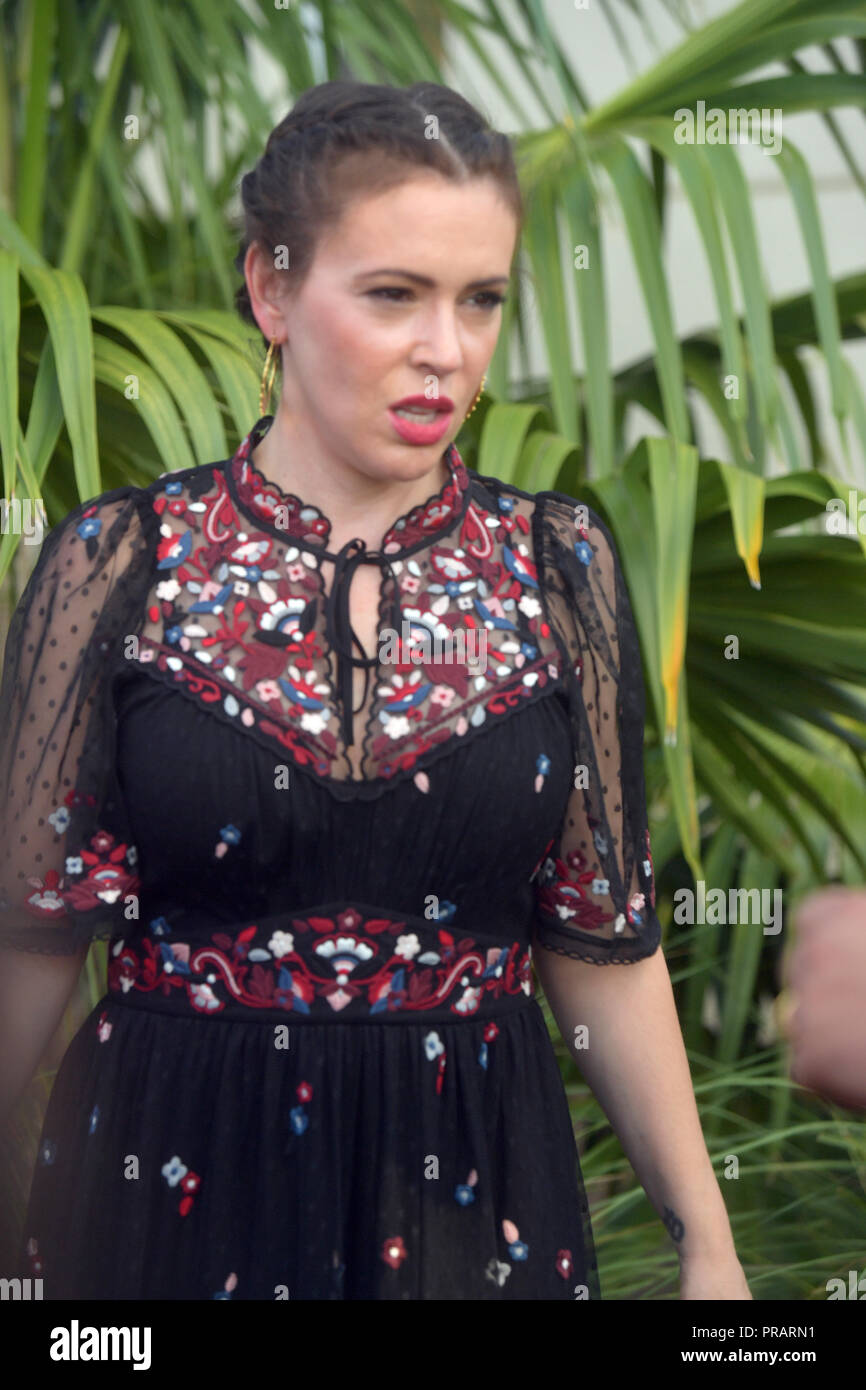 Parkland, FL, USA. 30th Sep, 2018. Actress Alyssa Milano hosts Actions ...