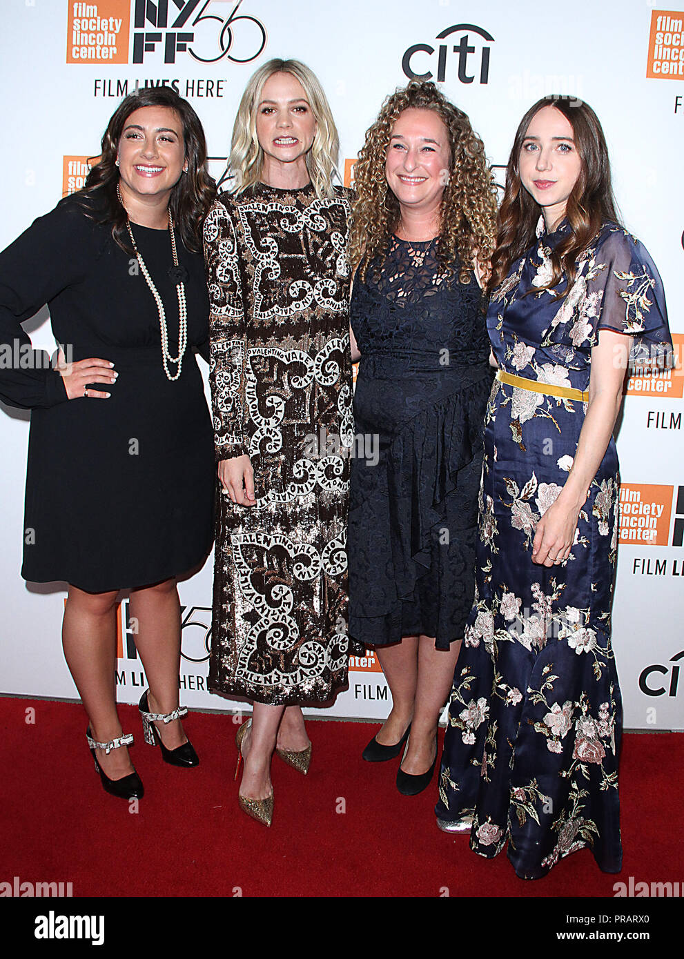 September 30, 2018 Alex Sak, Carey Mulligan, Riva Marker, Zoe Kazan ...