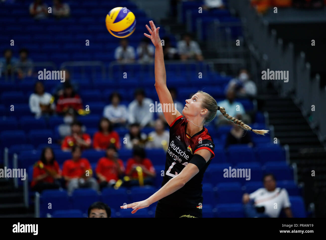 Kanagawa, Japan. 30th Sep, 2018. Fromm Maren (GER) Volleyball : FIVE ...