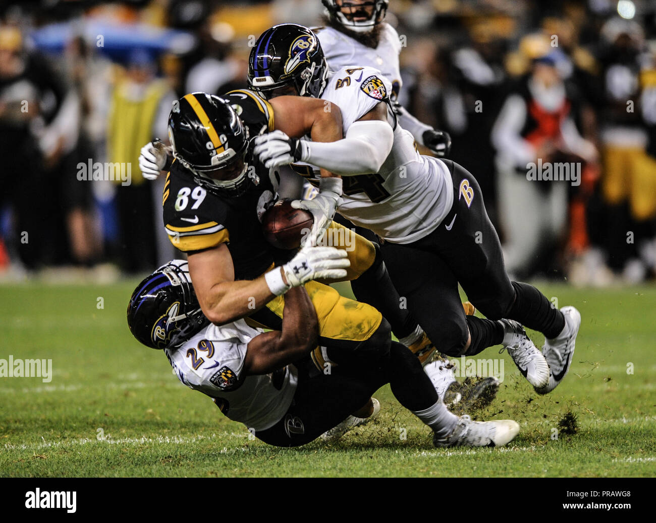 Pittsburgh, PA, USA. 30th Sep, 2018. Steelers #89 Vance McDonald ...