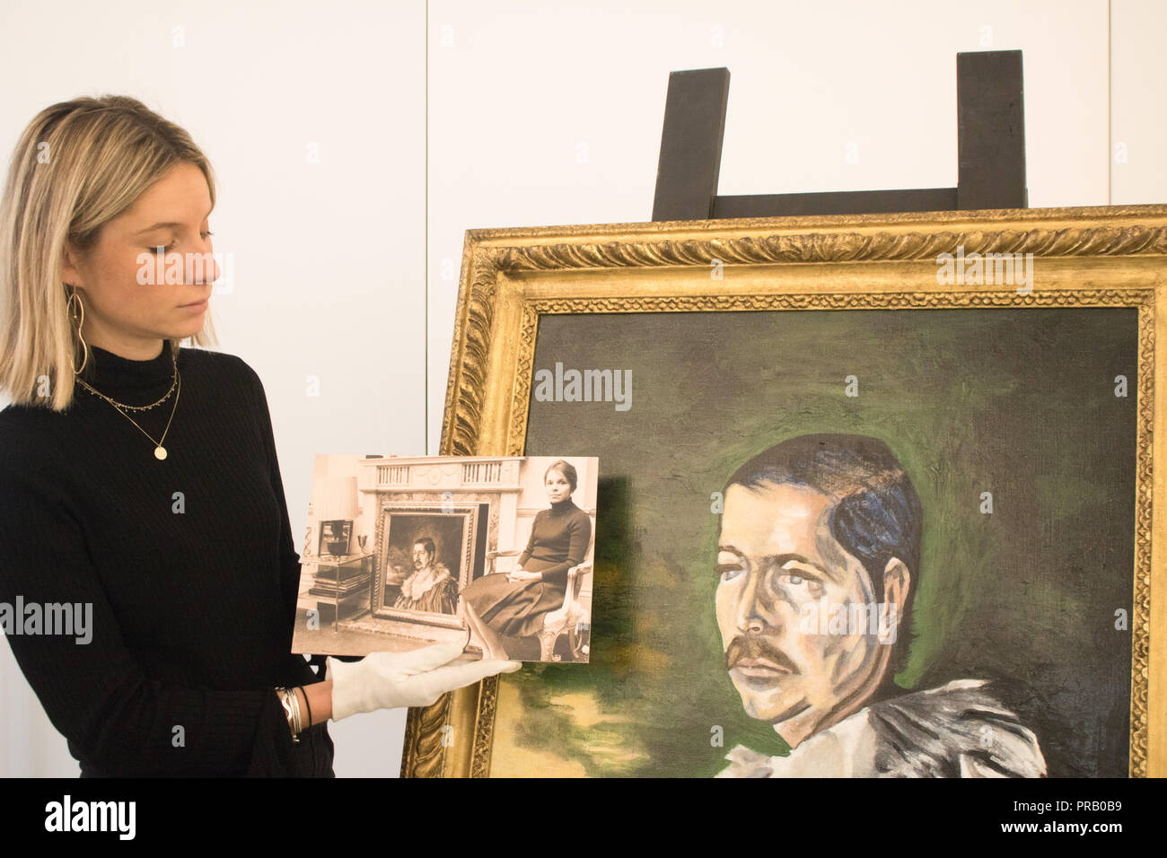 London, UK. 1st Oct, 2018. Image: Portrait of John Bingham, 7th Earl of ...