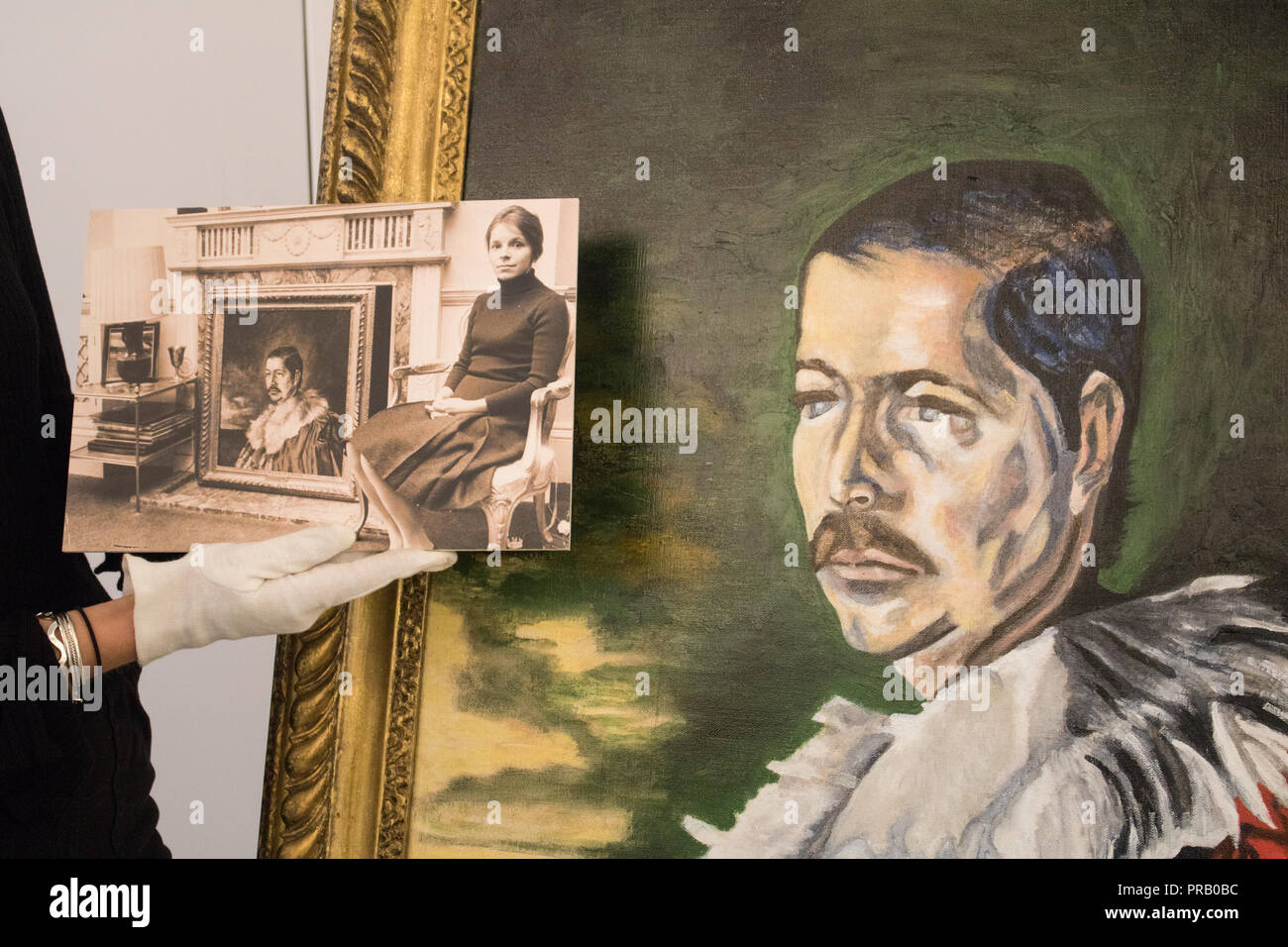 Portrait of john bingham by dominick elwes hi-res stock photography and ...