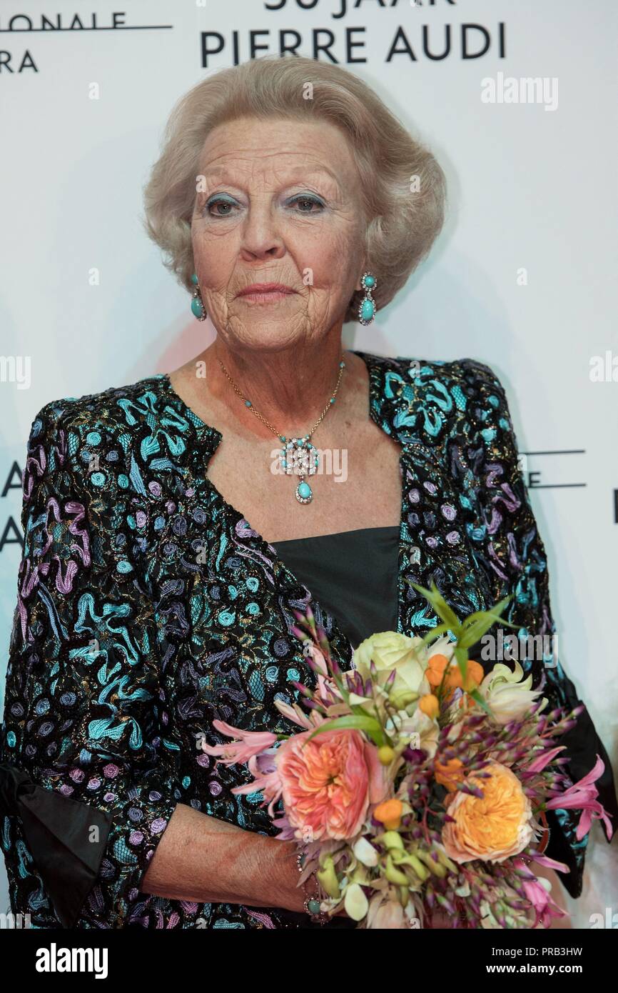 Princess Beatrix during the opera "30 years of Pierre Audi and the ...