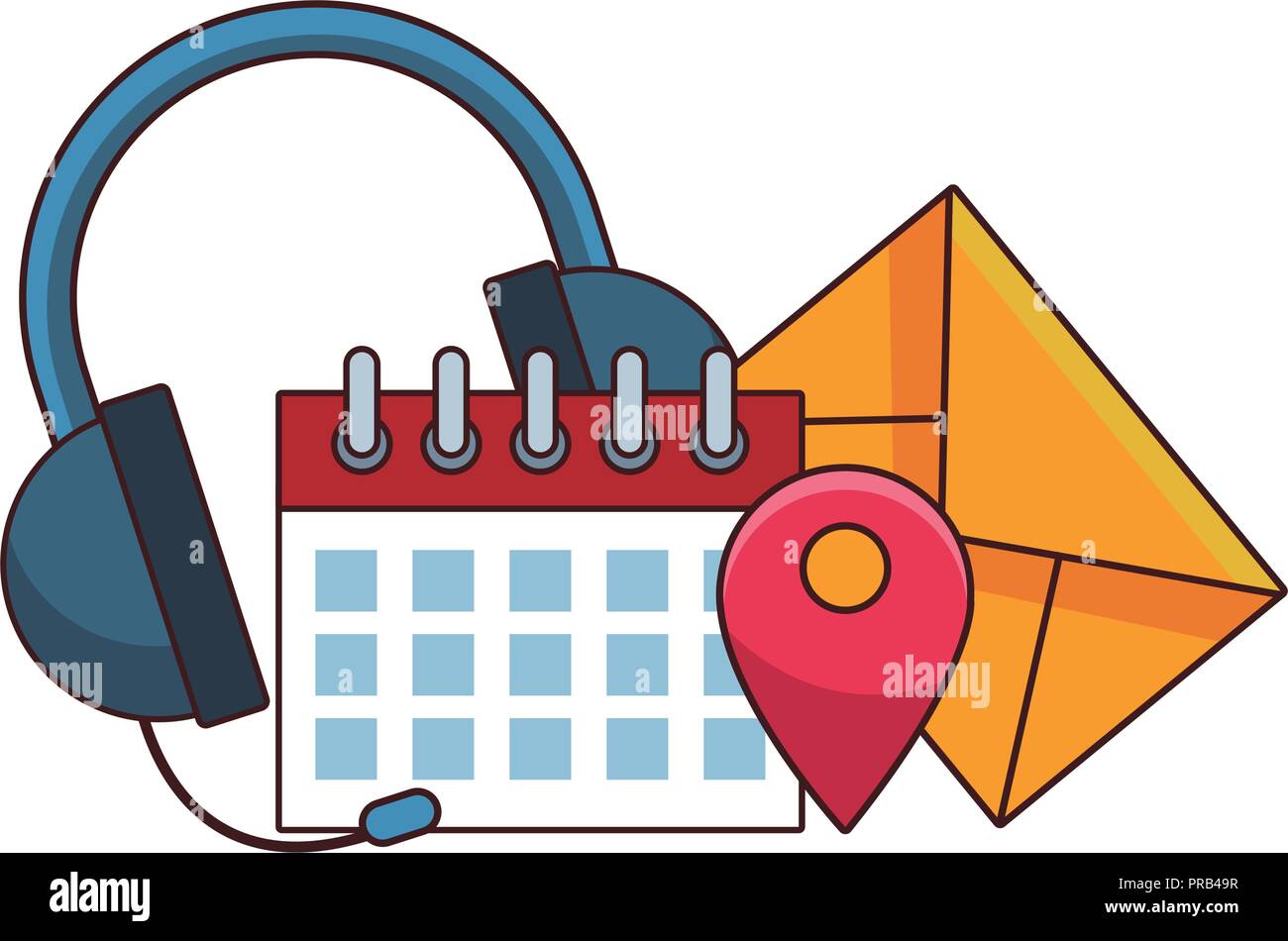 Call center elements Stock Vector Image & Art - Alamy