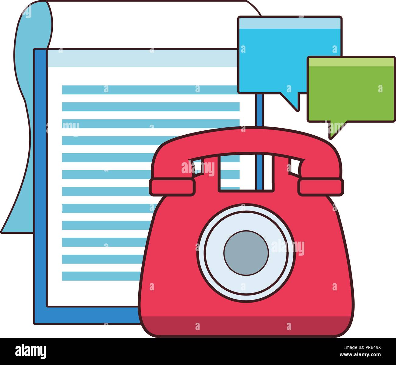 Telecommunications center Stock Vector Images - Alamy