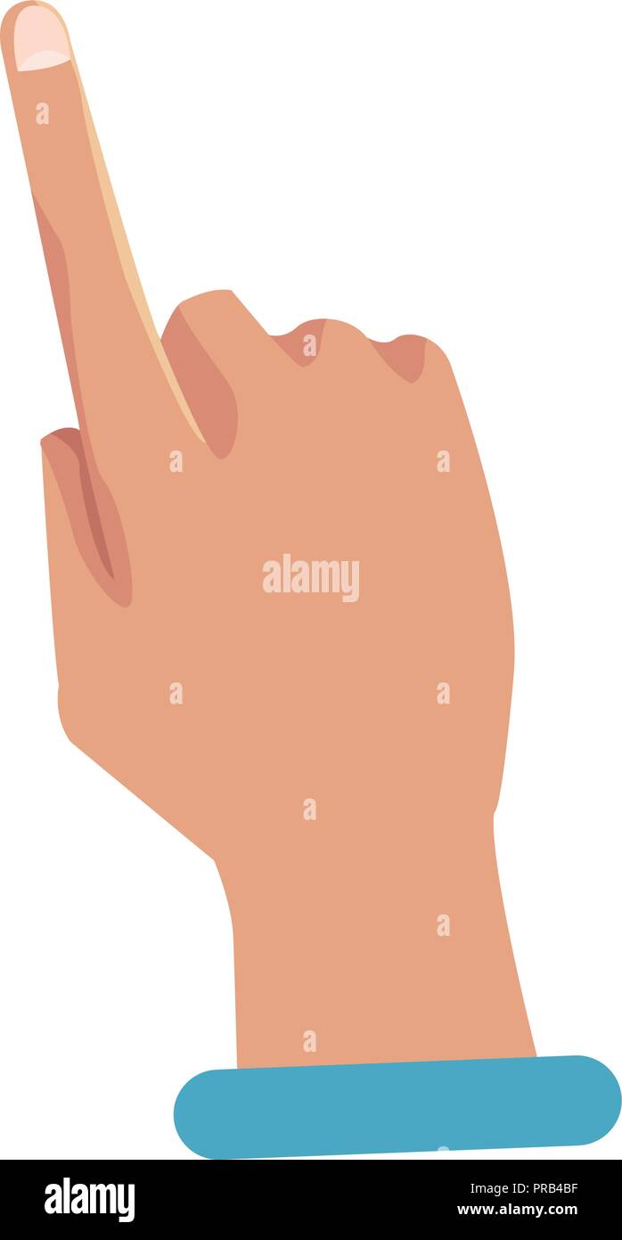 Hand pointing symbol Stock Vector Image & Art - Alamy