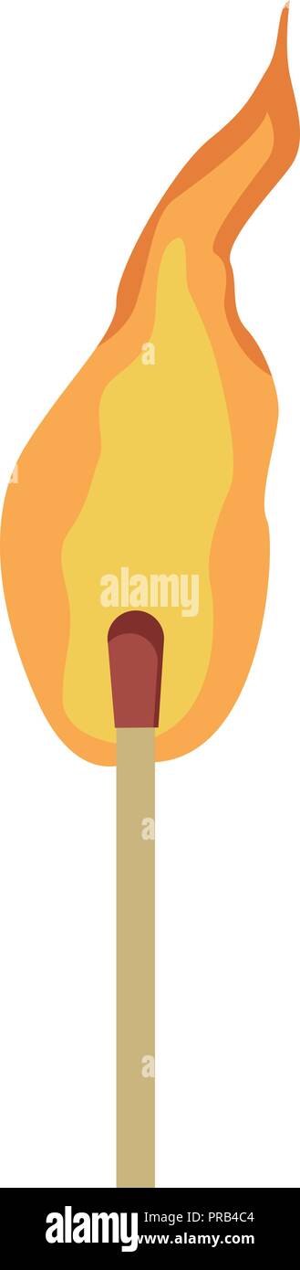 Matchstick on fire Stock Vector Image & Art - Alamy