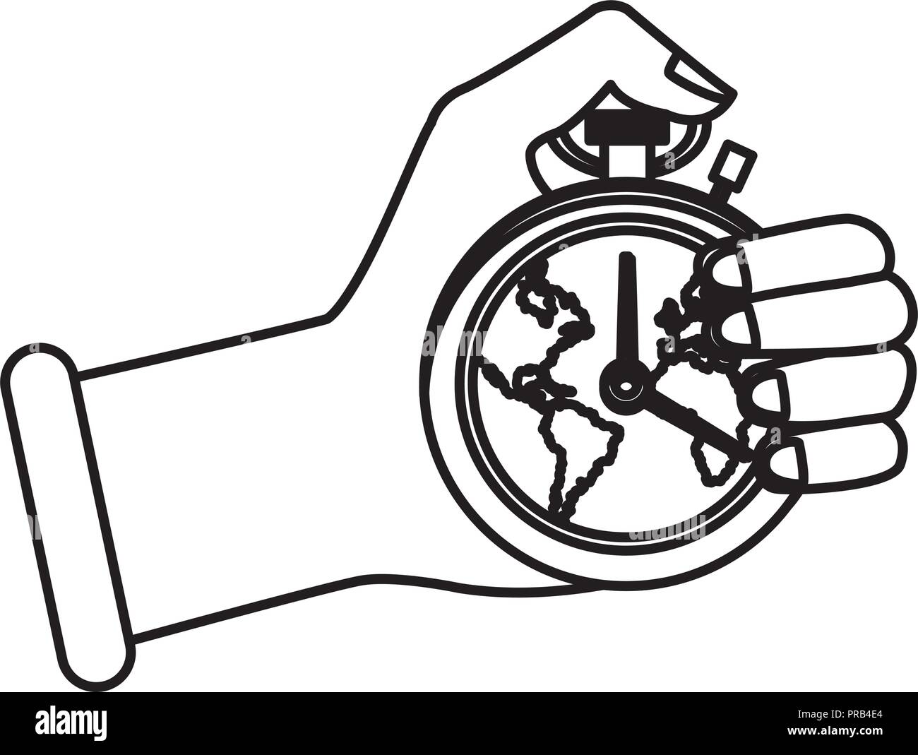 Global time zones Stock Vector Images - Alamy