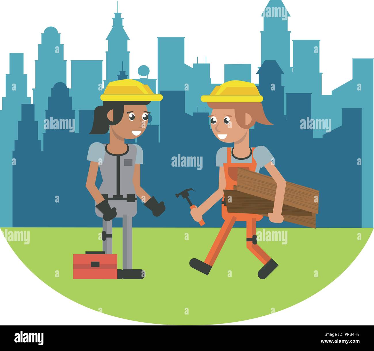 Construction workers at tables hi-res stock photography and images - Alamy