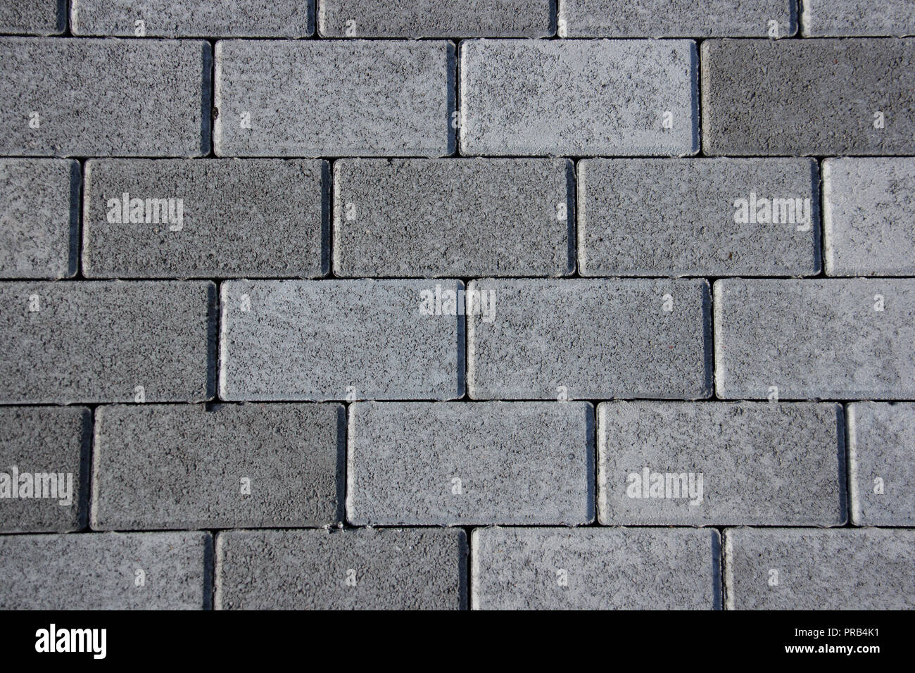 Stone pavement in perspective. Stone pavement texture Stock Photo - Alamy