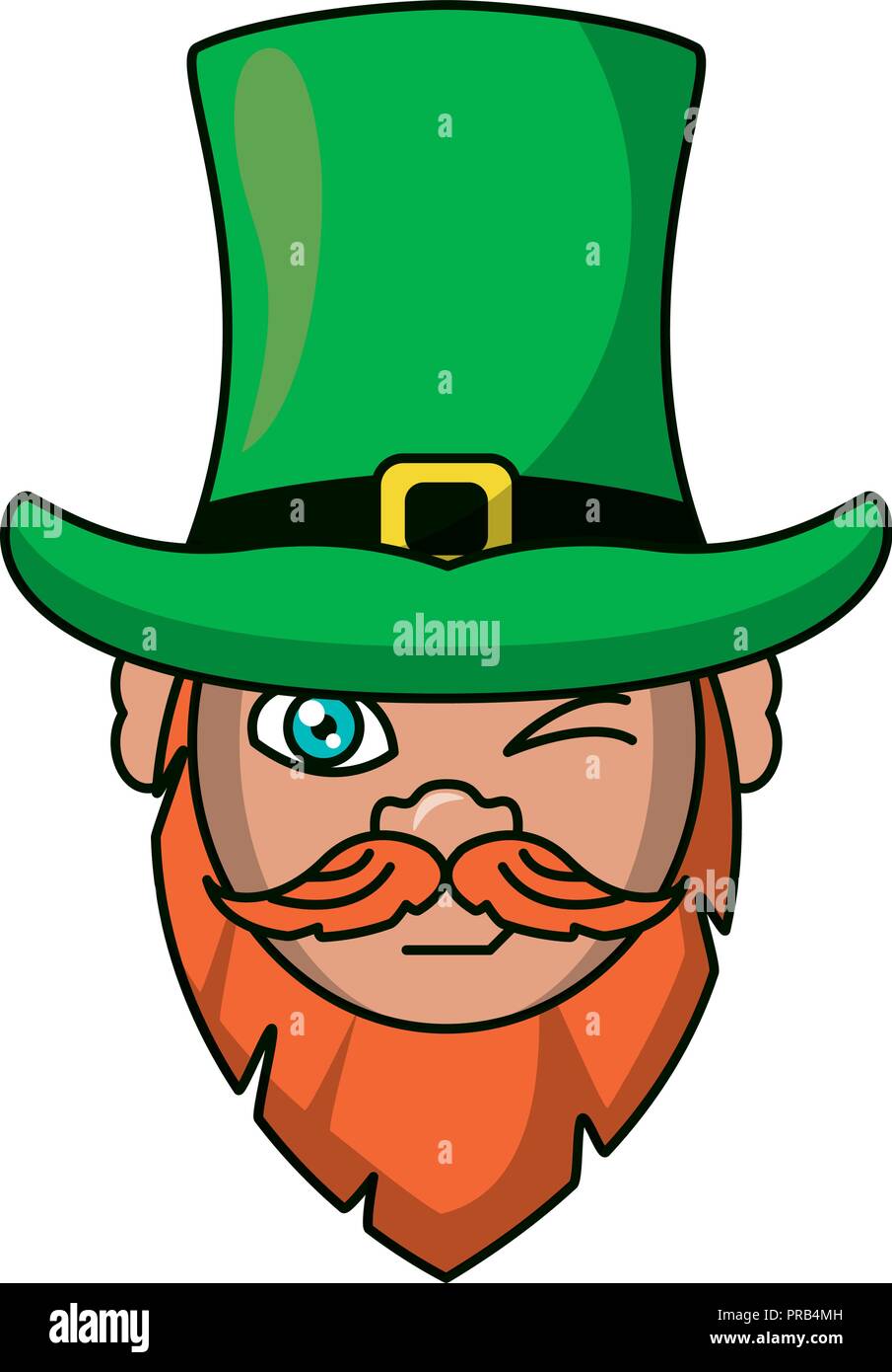 Irish beard elf icon hi-res stock photography and images - Alamy
