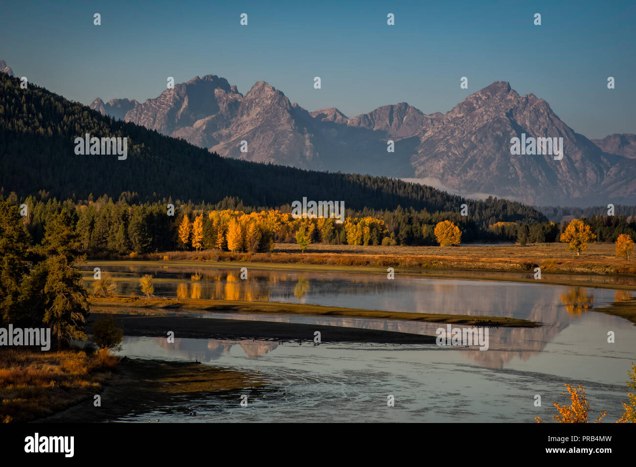 Oxbow bend sunrise snake river hi-res stock photography and images - Alamy
