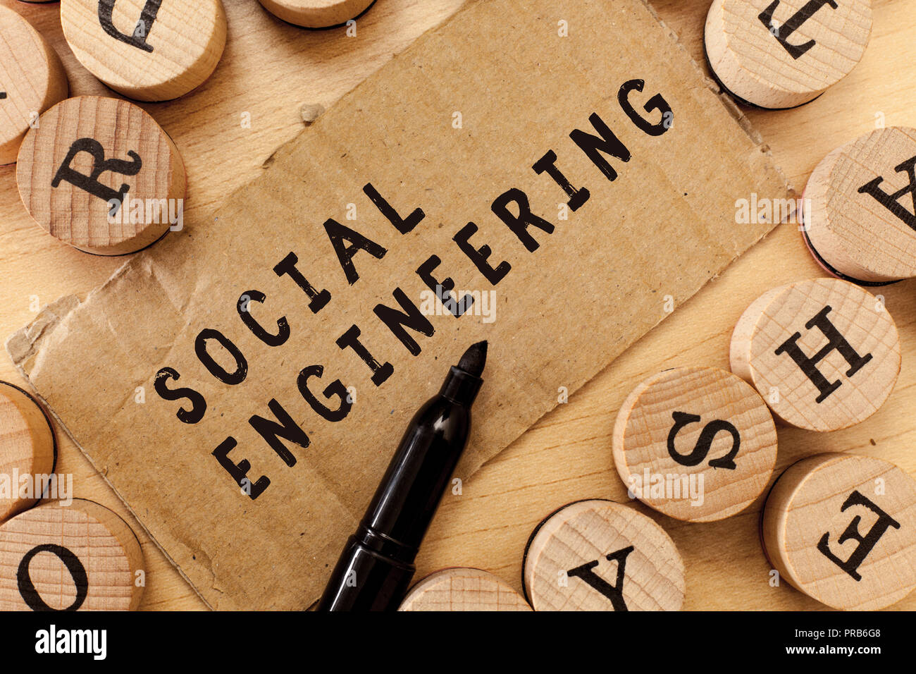 Handwriting text writing Social Engineering. Concept meaning ...