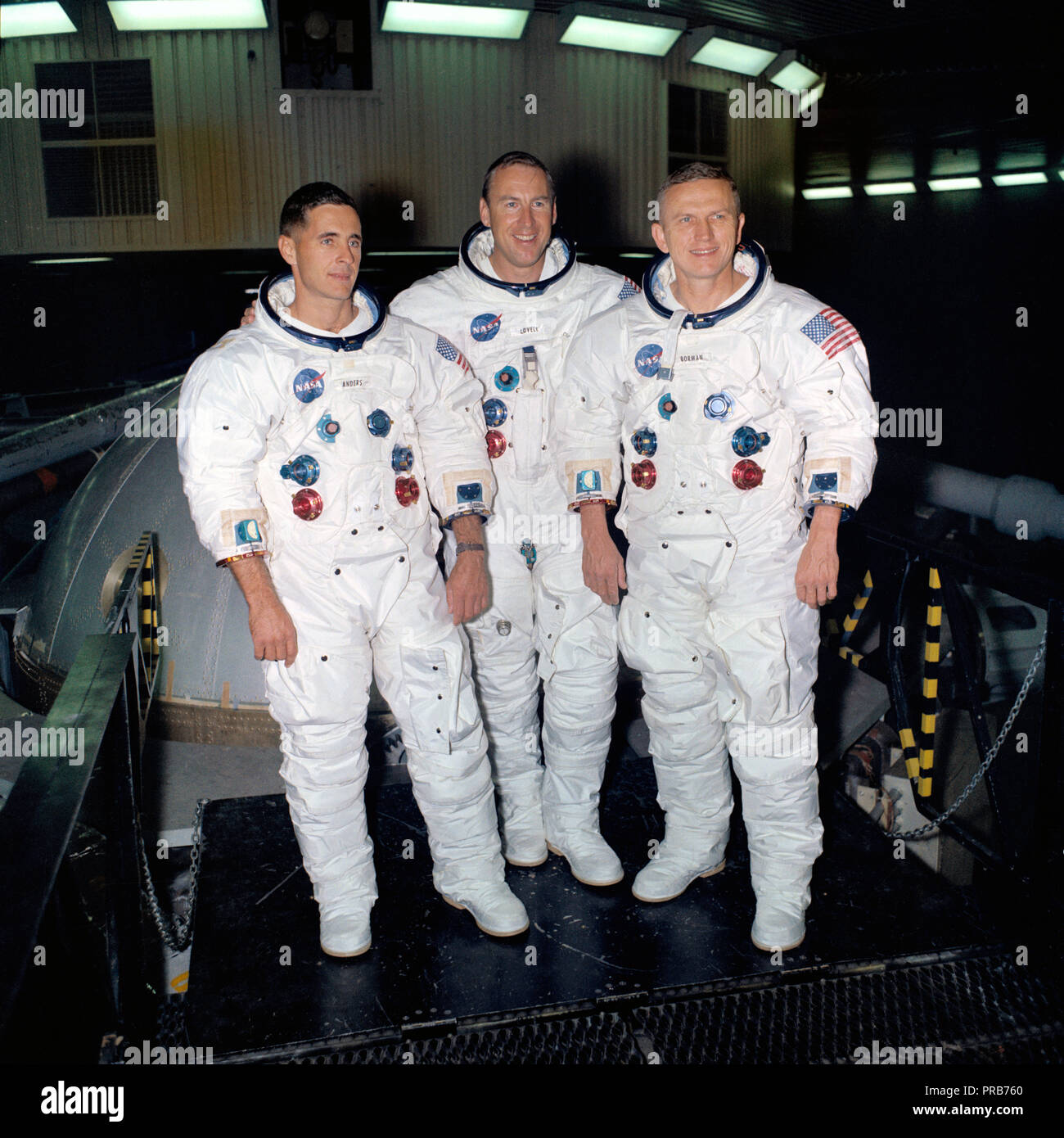 (1 Nov. 1968) --- The prime crew of the Apollo 8 lunar orbit mission ...