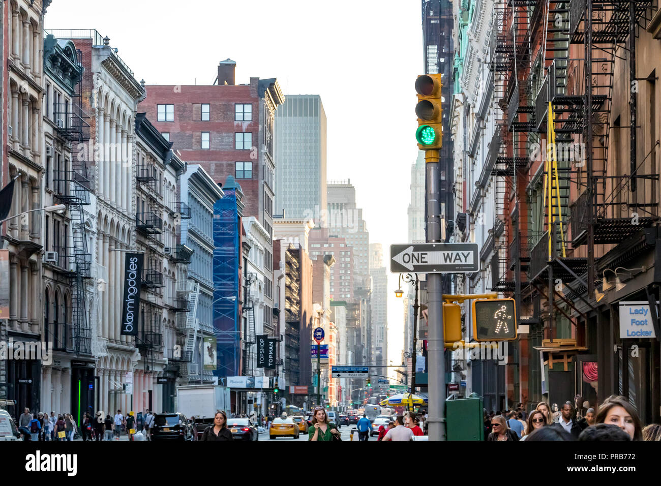 Spring street in soho hi-res stock photography and images - Alamy