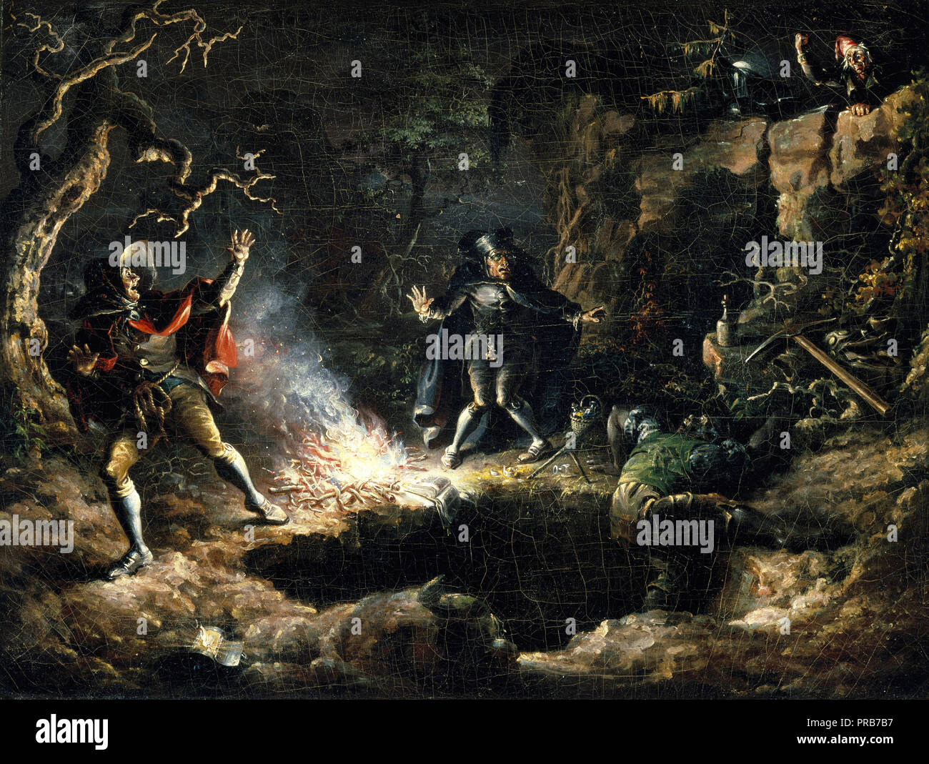 John Quidor, The Money Diggers 1832 Oil on canvas, Brooklyn Museum, New ...