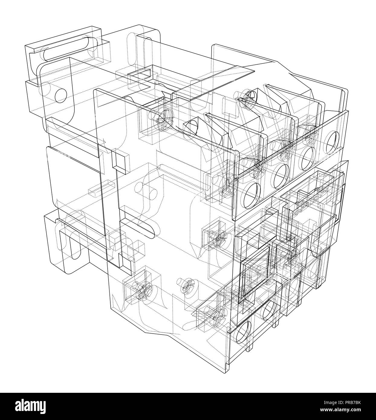 Automatic circuit breaker concept Stock Vector Image & Art - Alamy