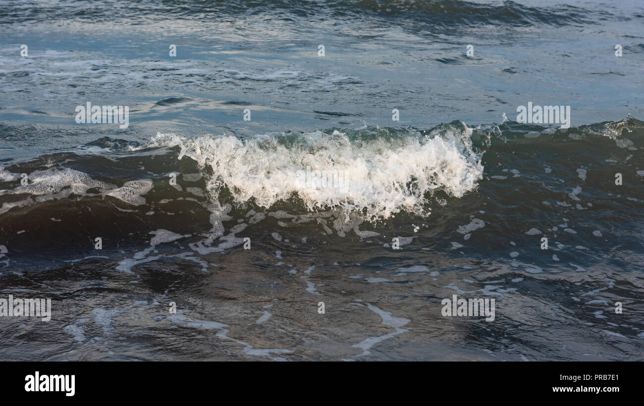 Powerful sea waves breaking, natural fresh background Stock Photo - Alamy