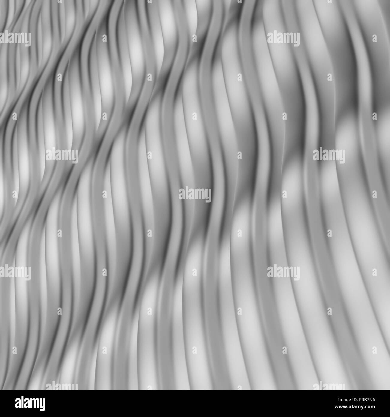 Abstract metallic background with wavy structure. 3d render Stock Photo ...