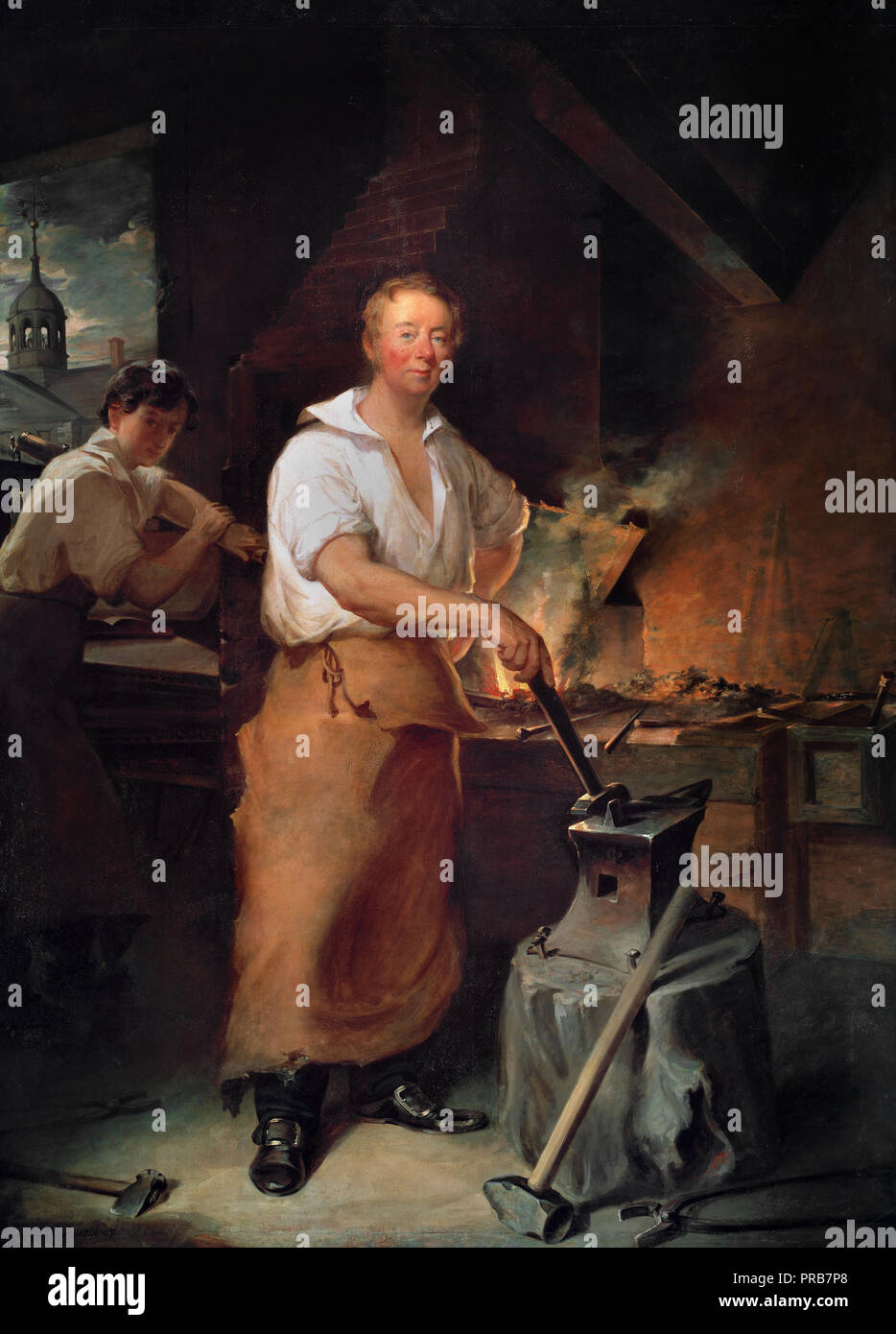 John Neagle, Pat Lyon at the Forge, Circa 1826-1827 Oil on canvas ...