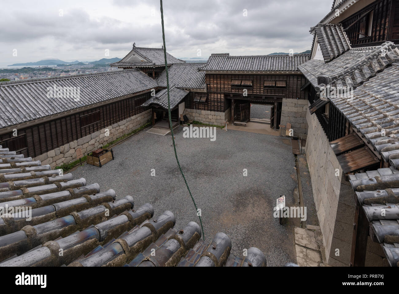 Castle tower of the Matsuyama castle in Ehime, Japan Stock Photo - Alamy