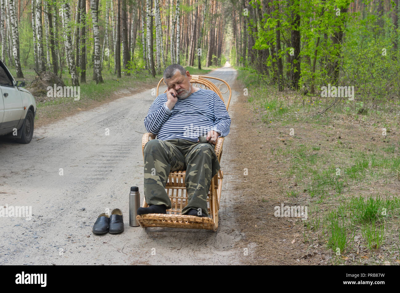 Old Man In Rocking Chair High Resolution Stock Photography and Images ...