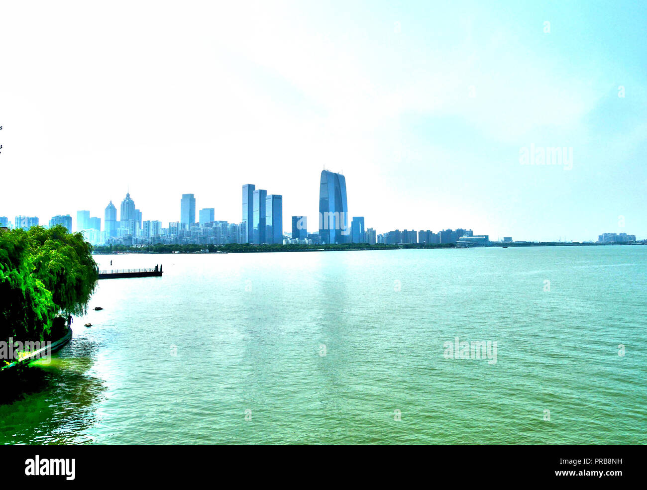 Suzhou, Jinji lake, Big Trousers building Stock Photo - Alamy