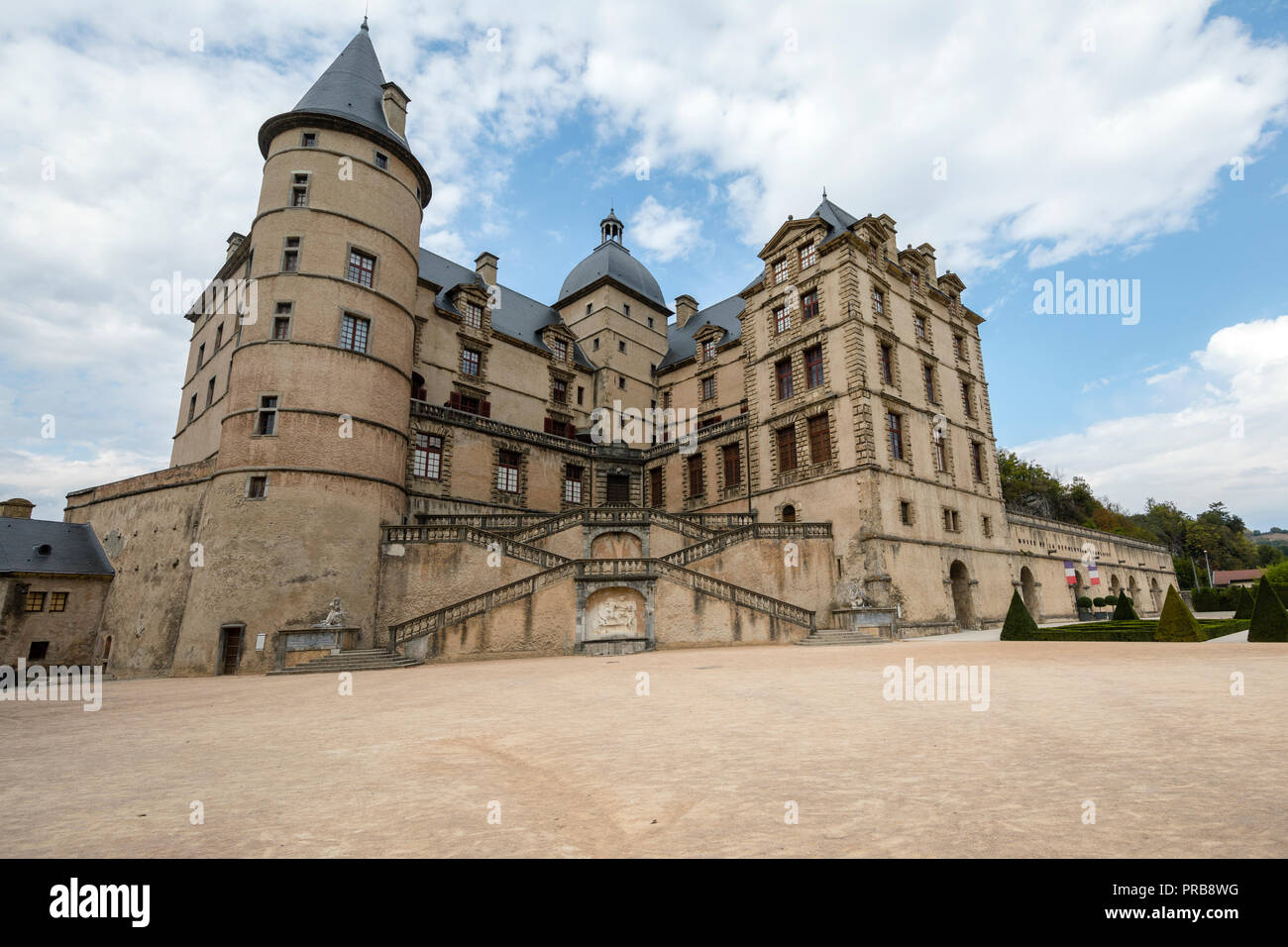 Vizille, France, September 30 2018 : Chateau de Vizille is a famous ...