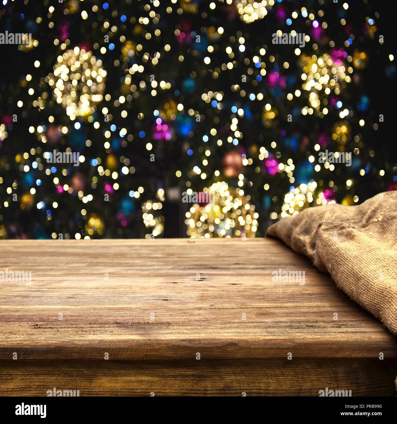 Christmas background table Stock Photo - Alamy